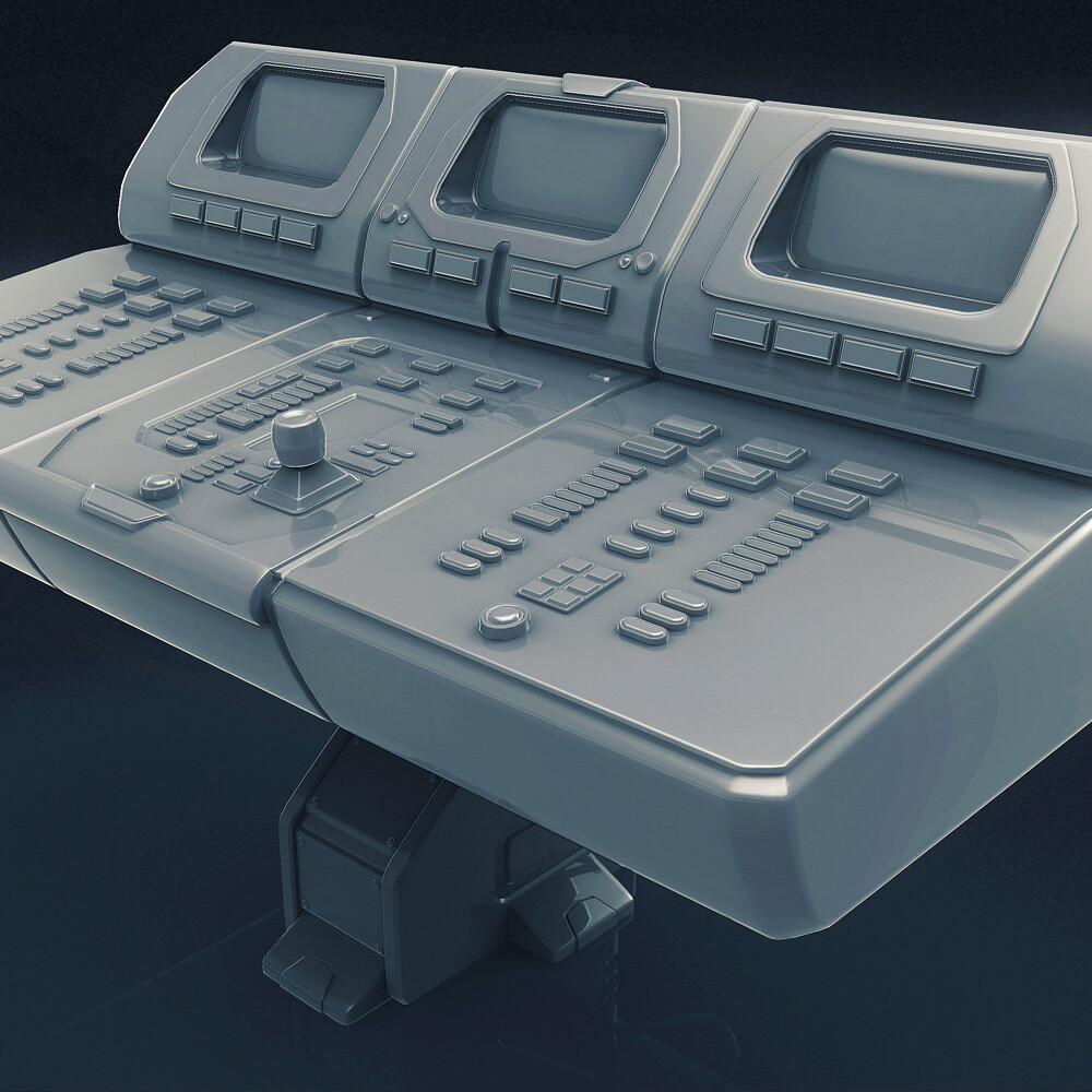 ArtStation - 3D Computer Control Stations