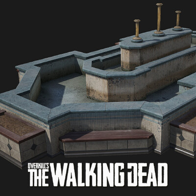 ArtStation - OVERKILL's The Walking Dead - Fountain