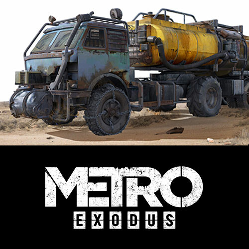 ArtStation - Maz 53 (water carrier).Metro:Exodus.