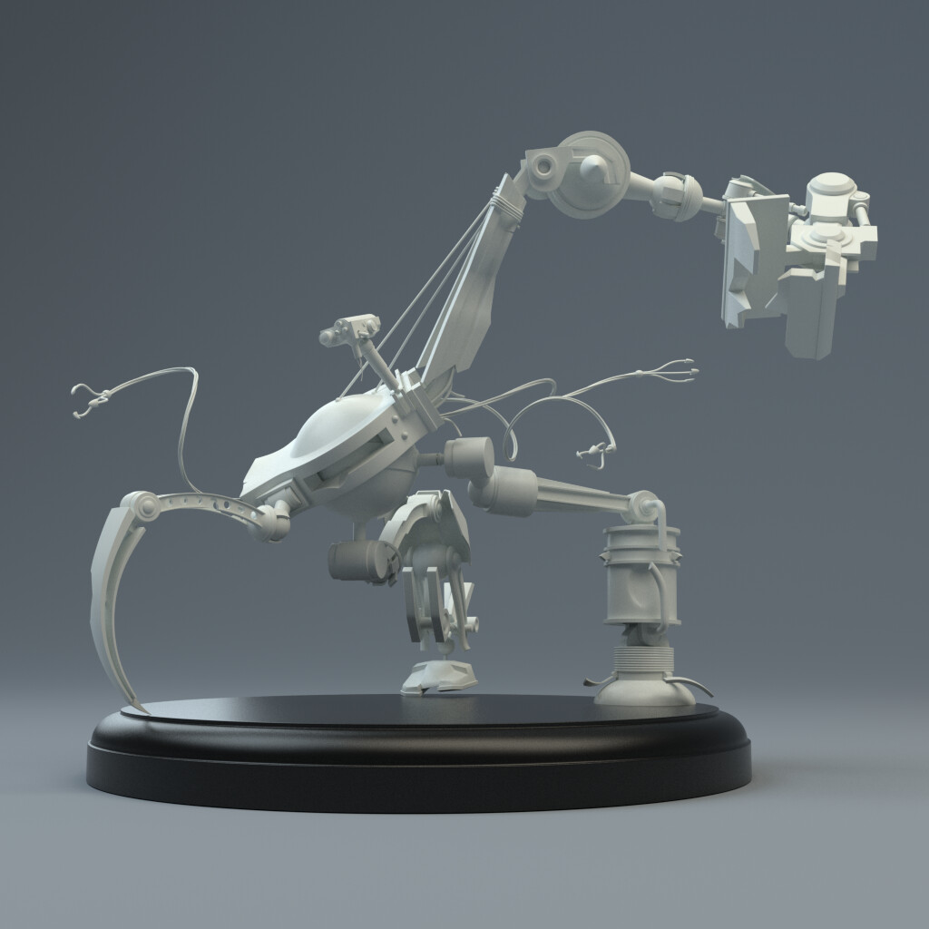 ArtStation - Galactic Frontier - Trojan Robot