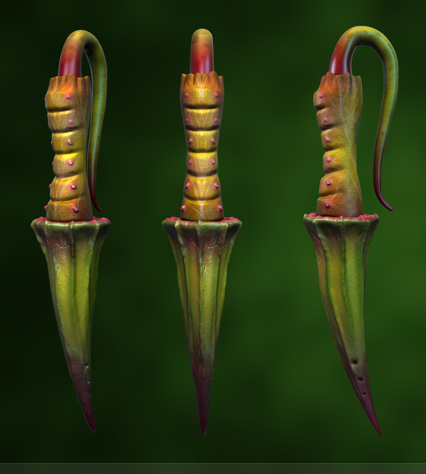 ArtStation - Paralyzing spike weapon