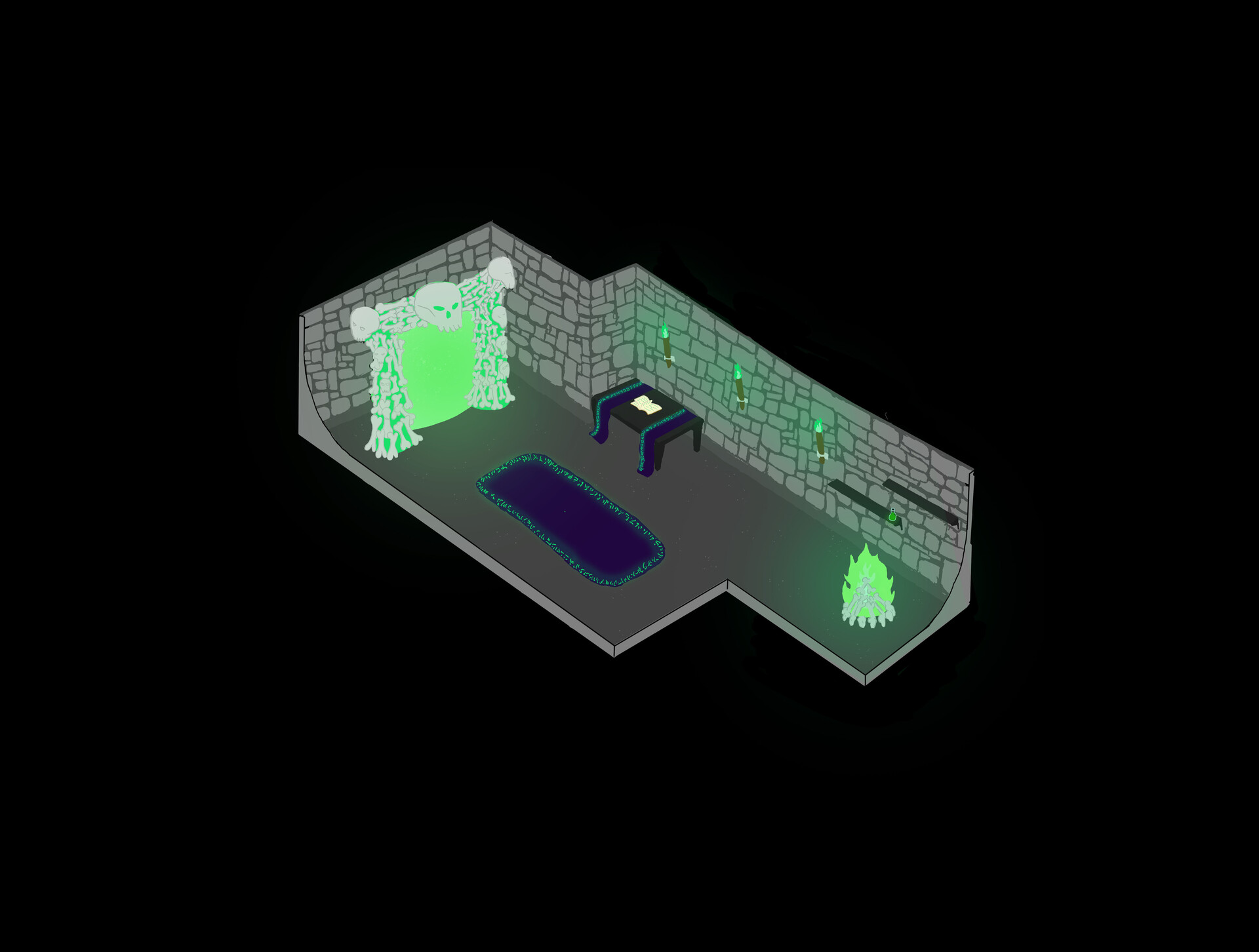 ArtStation - Isometric Dungeon