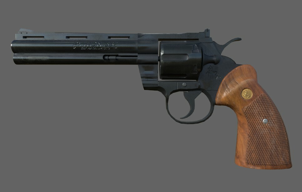 ArtStation - Colt Python Magnum