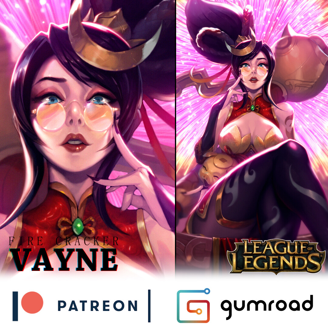 ArtStation - LOL FIRECRACKER VAYNE [PATREON REWARD]