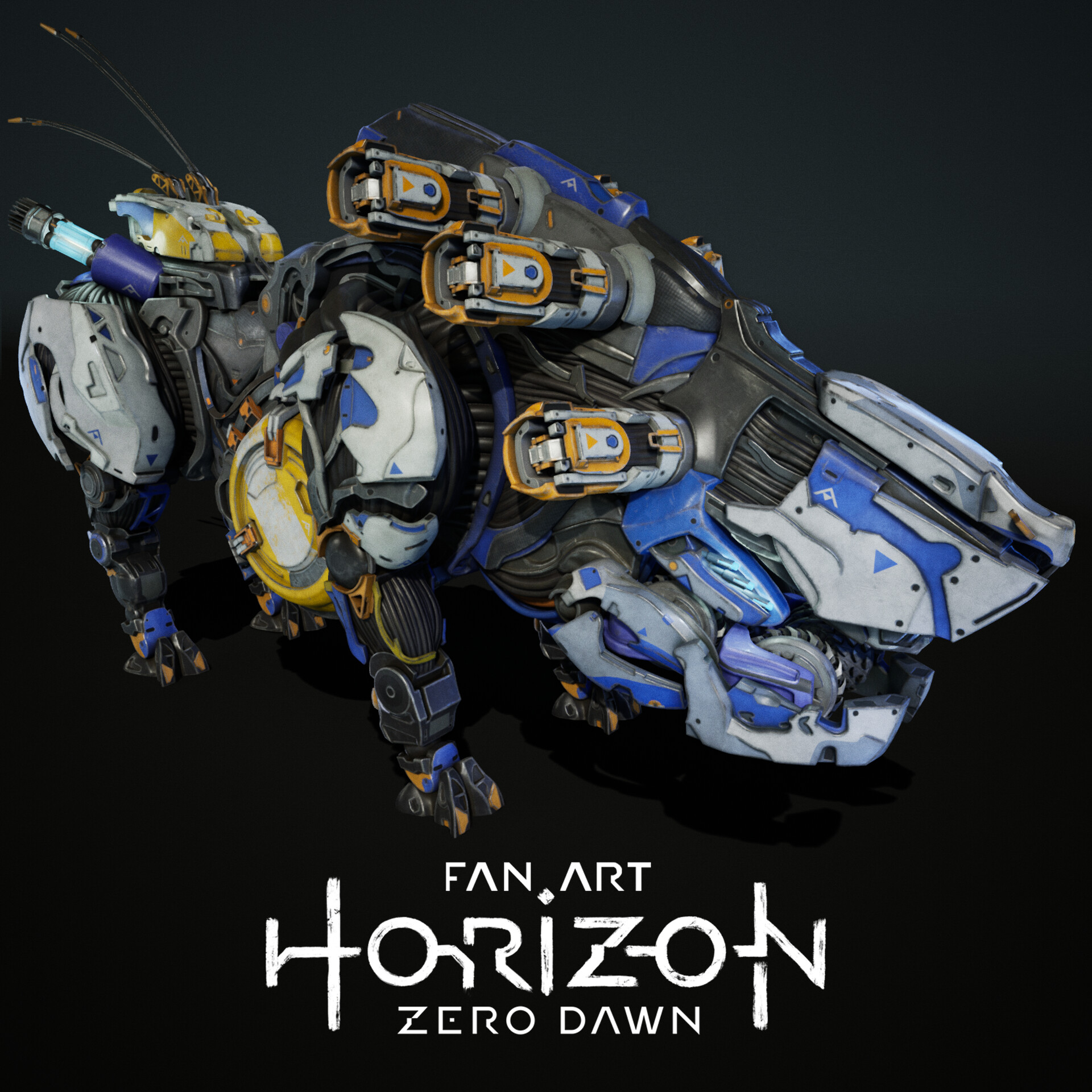 ArtStation - Behemoth - Horizon Zero Dawn Fan Art