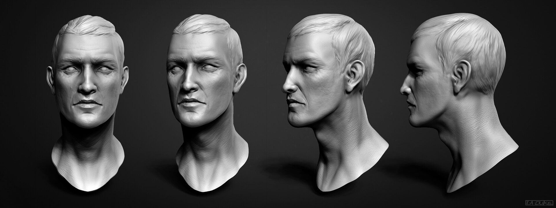 ArtStation - Male Head Sculpt