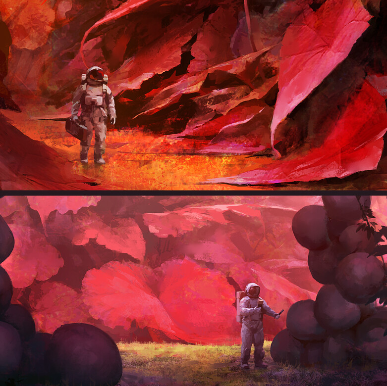 ArtStation - Kepler-186f v2