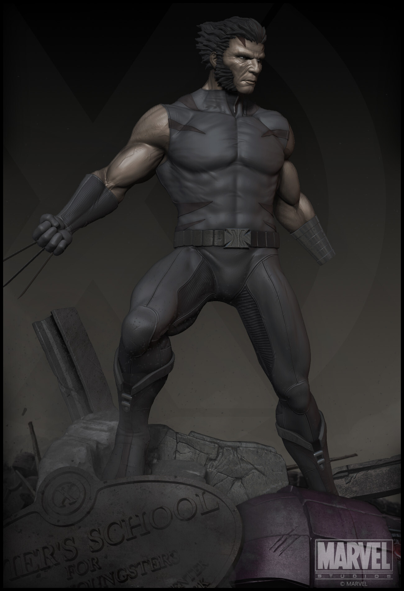 ArtStation - Age of Apocalypse Wolverine, Daniel Argudo Villalba