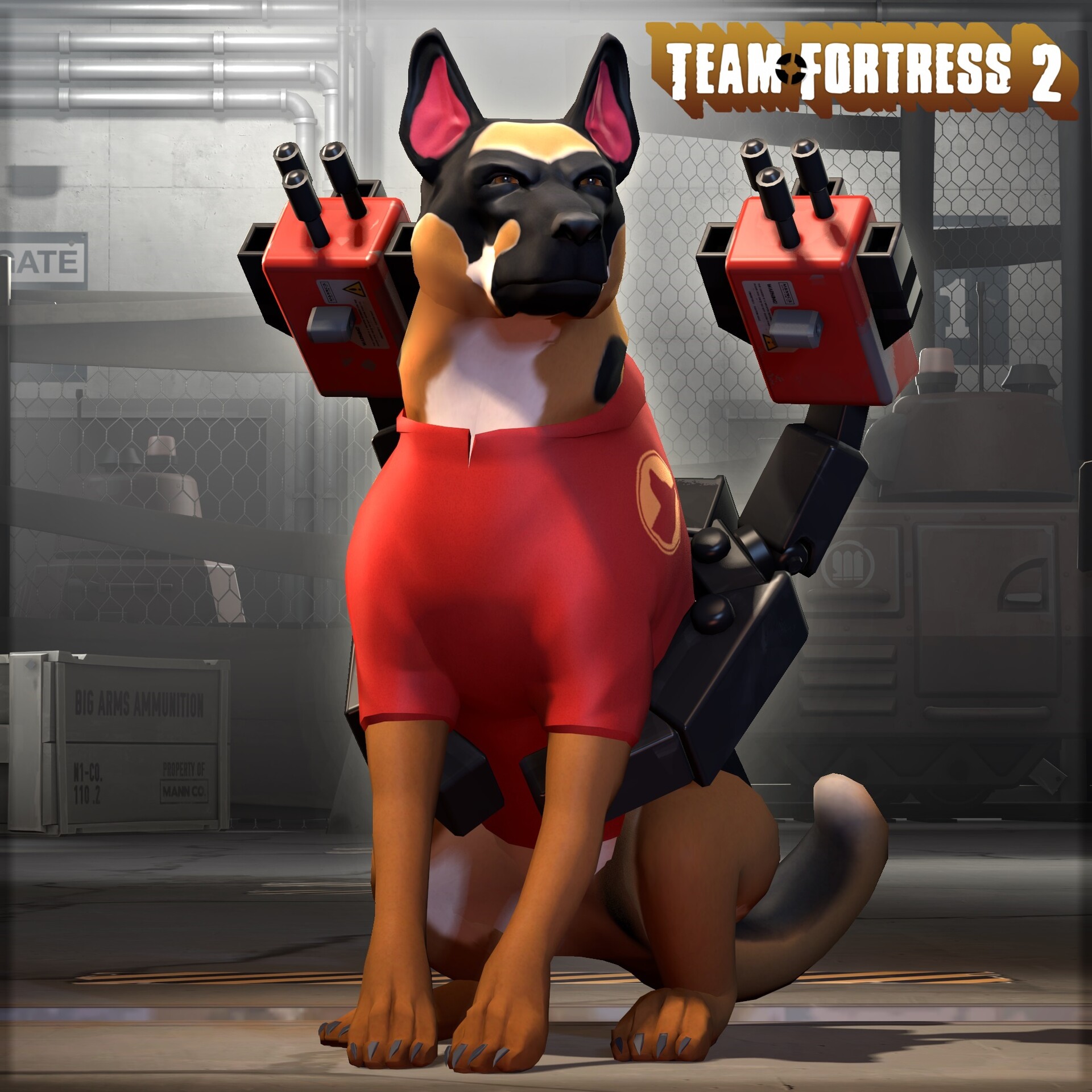 ArtStation - The Guard Dog TF2