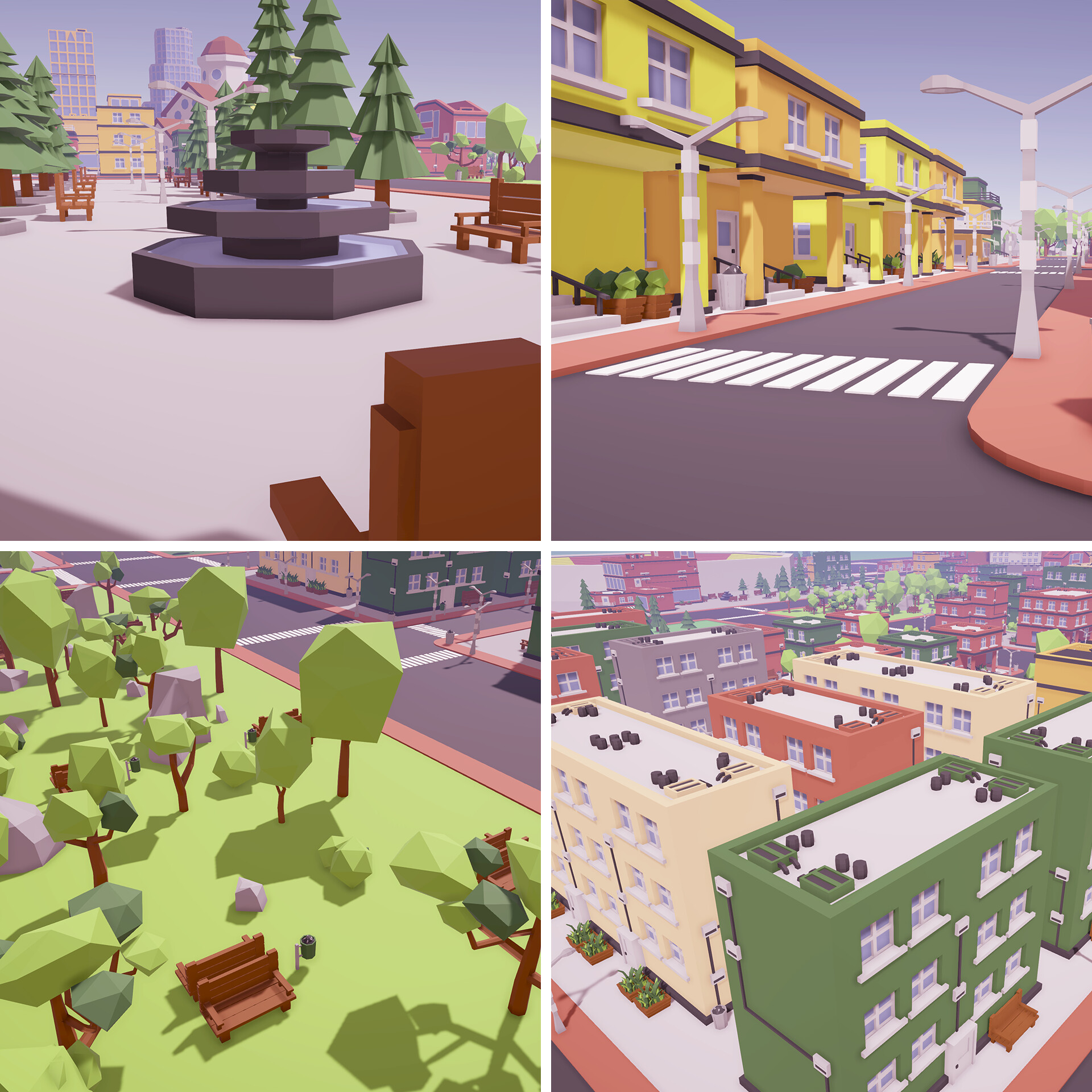 Piotr Hanus - Low Poly City