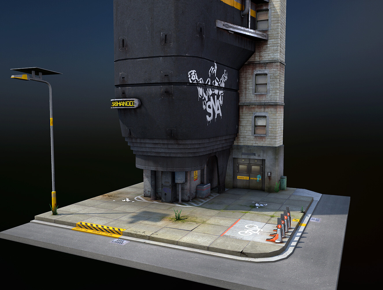 ArtStation - Sci-Fi Environment Diorama