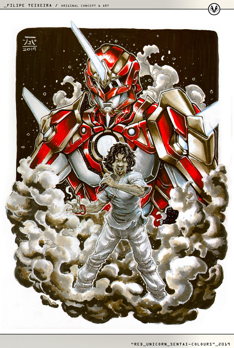 ArtStation - Red Unicorn Sentai