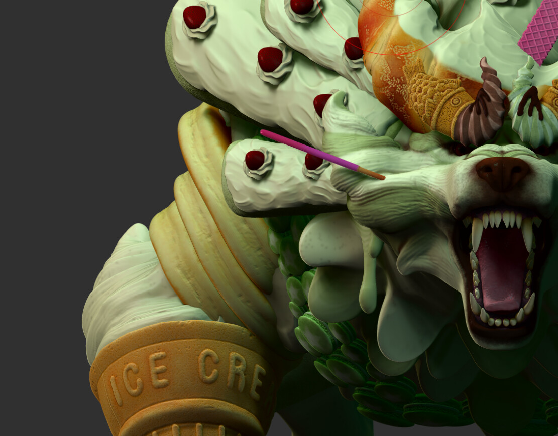 ArtStation - WIP Cakebeast
