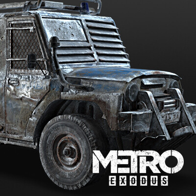 ArtStation - Hanza car from Metro: Exodus