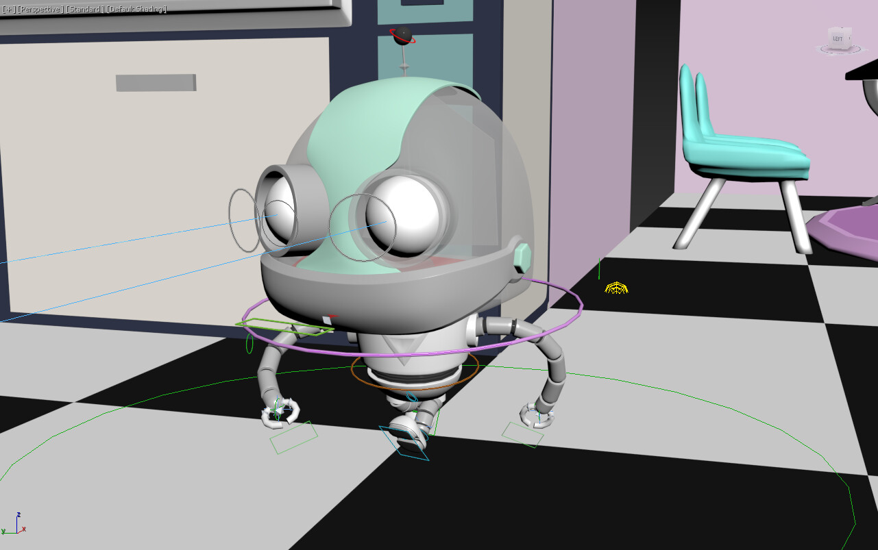 ArtStation - Turning and Running 3D Animation
