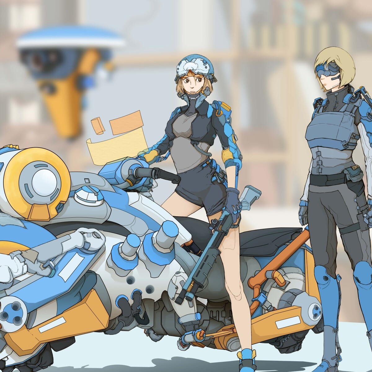 ArtStation - cyberpunk peacekeepers