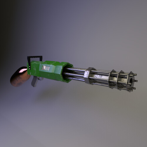ArtStation - Mini gatling