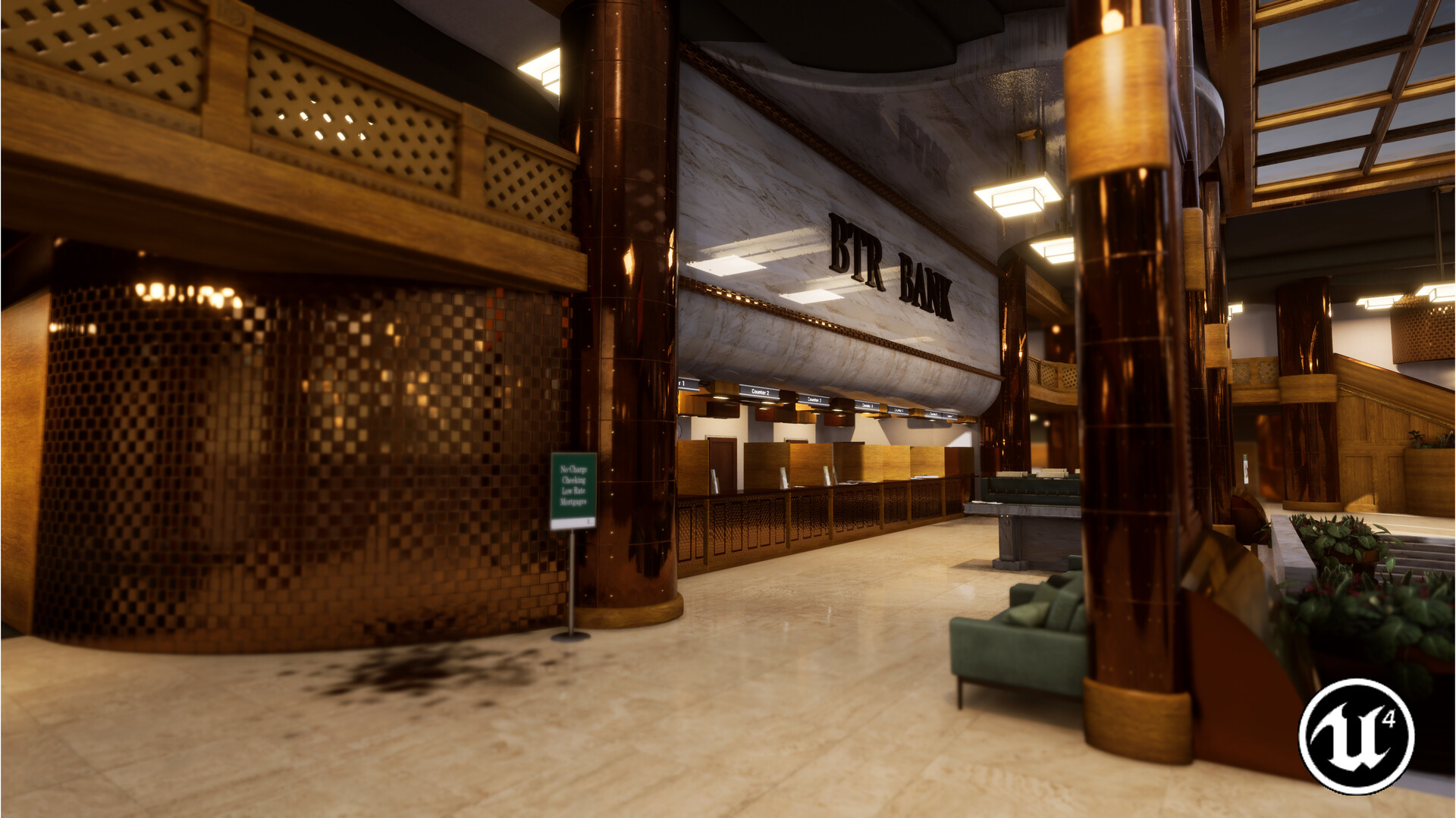 ArtStation - 80's style bank