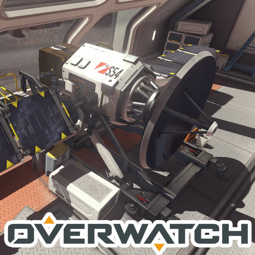 ArtStation - Overwatch - Horizon Lunar Colony - Satellite