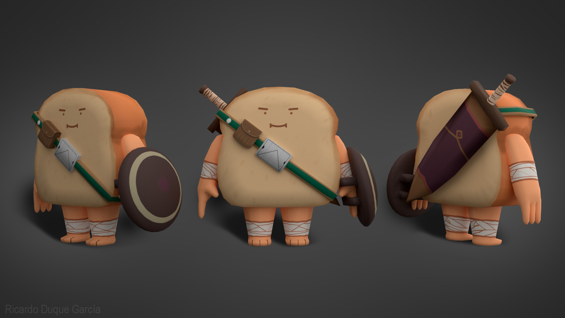 ArtStation - 3D Bread Character