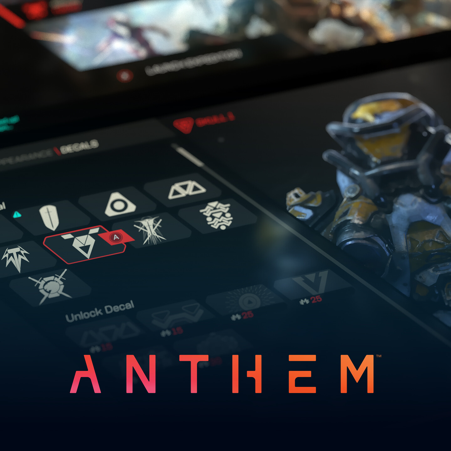 ArtStation - Anthem - Menu Style Explorations