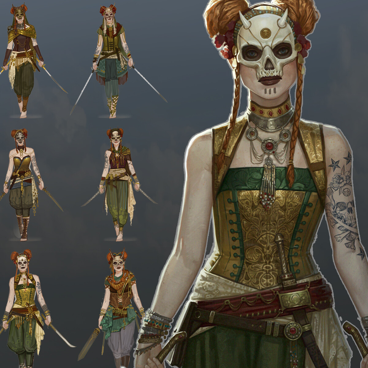 ArtStation - Eideann - Dark Merchant Design