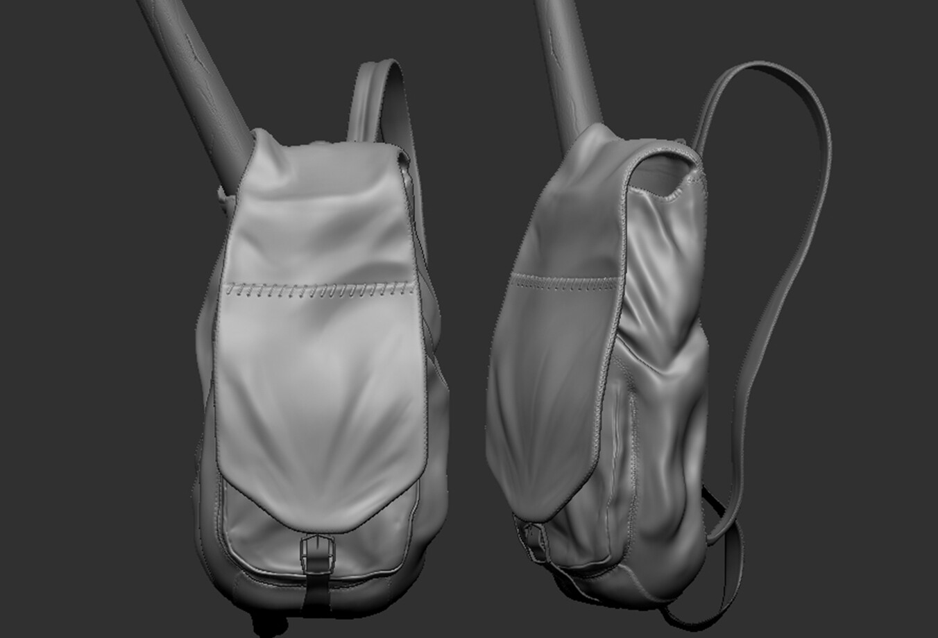 ArtStation - Backpack (WIP)