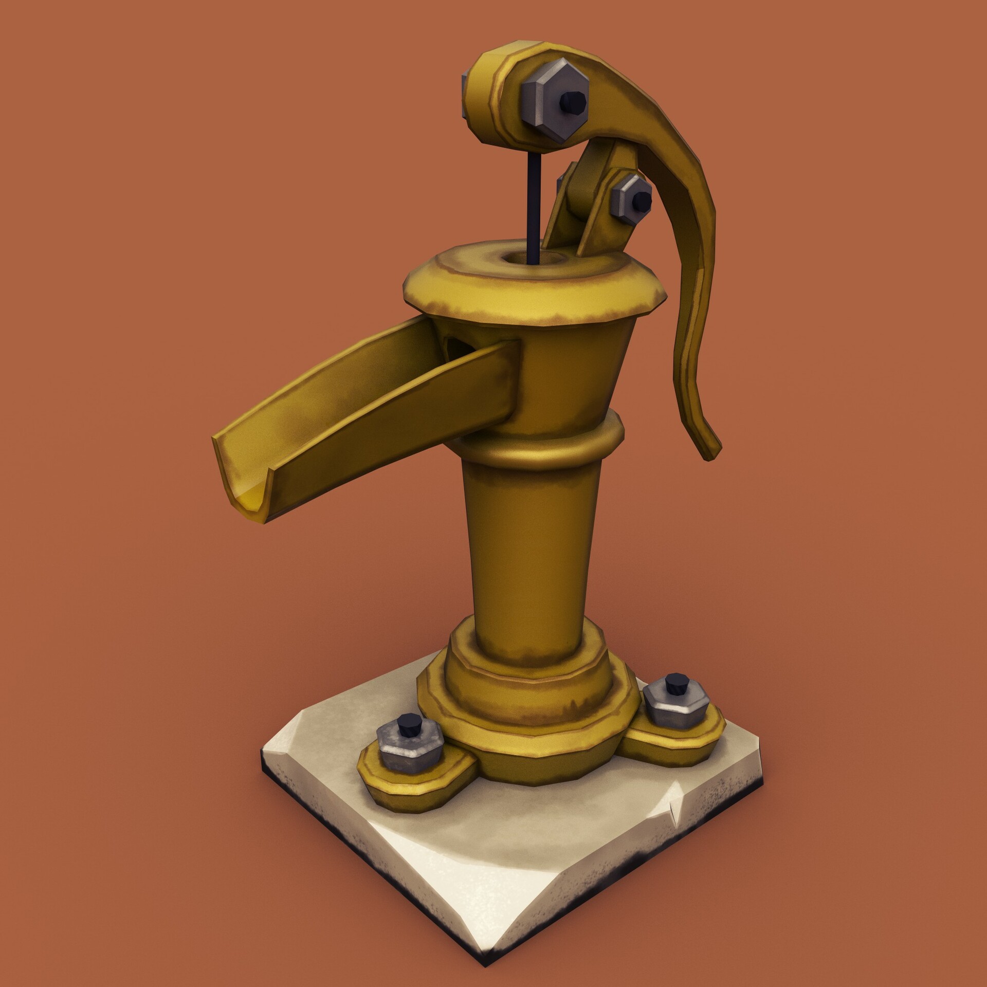 ArtStation - in-Ground Water Pump