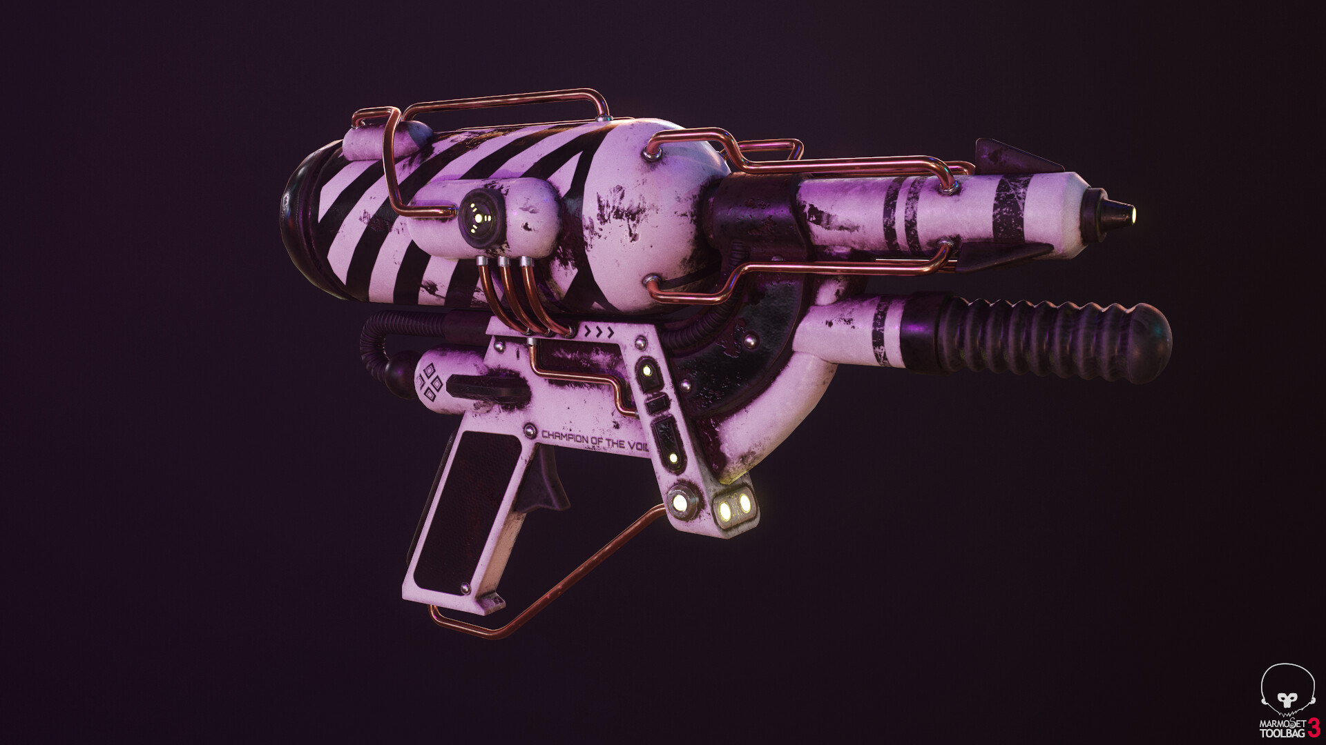 ArtStation - Champion of the Void - Laser Pistol