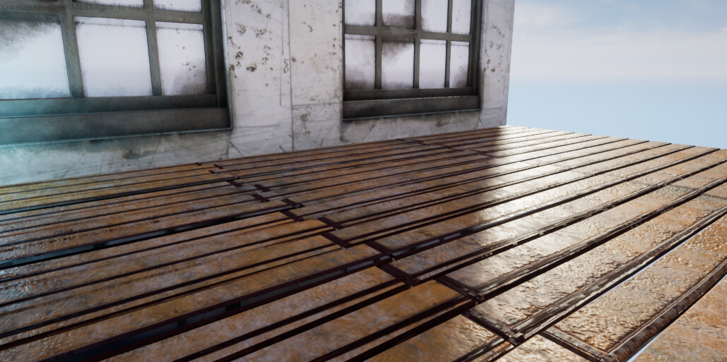 ArtStation - 3D Game Asset - Wooden Floor