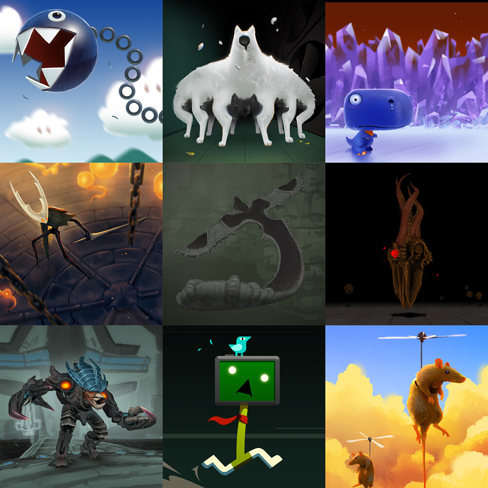 ArtStation - Assorted Video Game Monsters