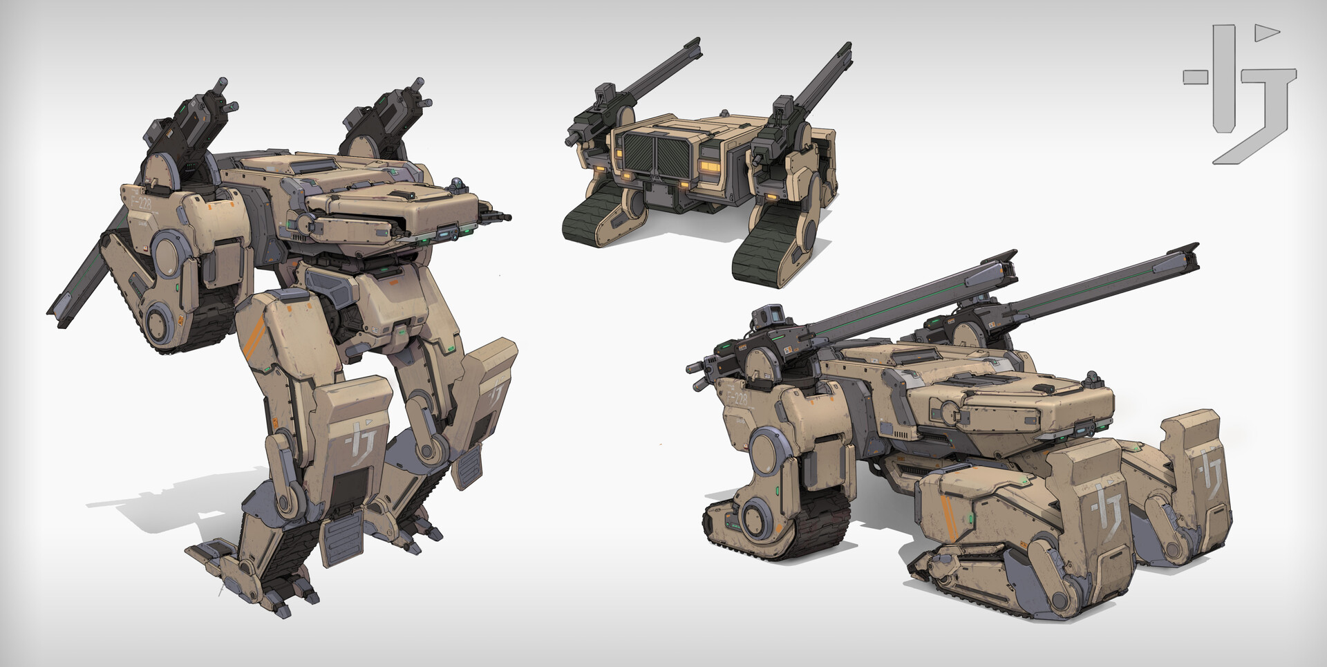 ArtStation - Transformable mecha