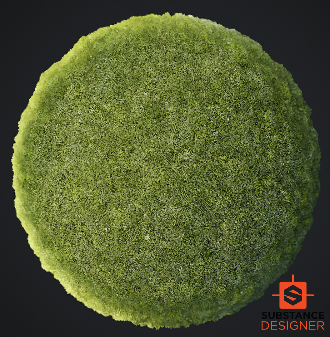 ArtStation - Fluffy Moss Material
