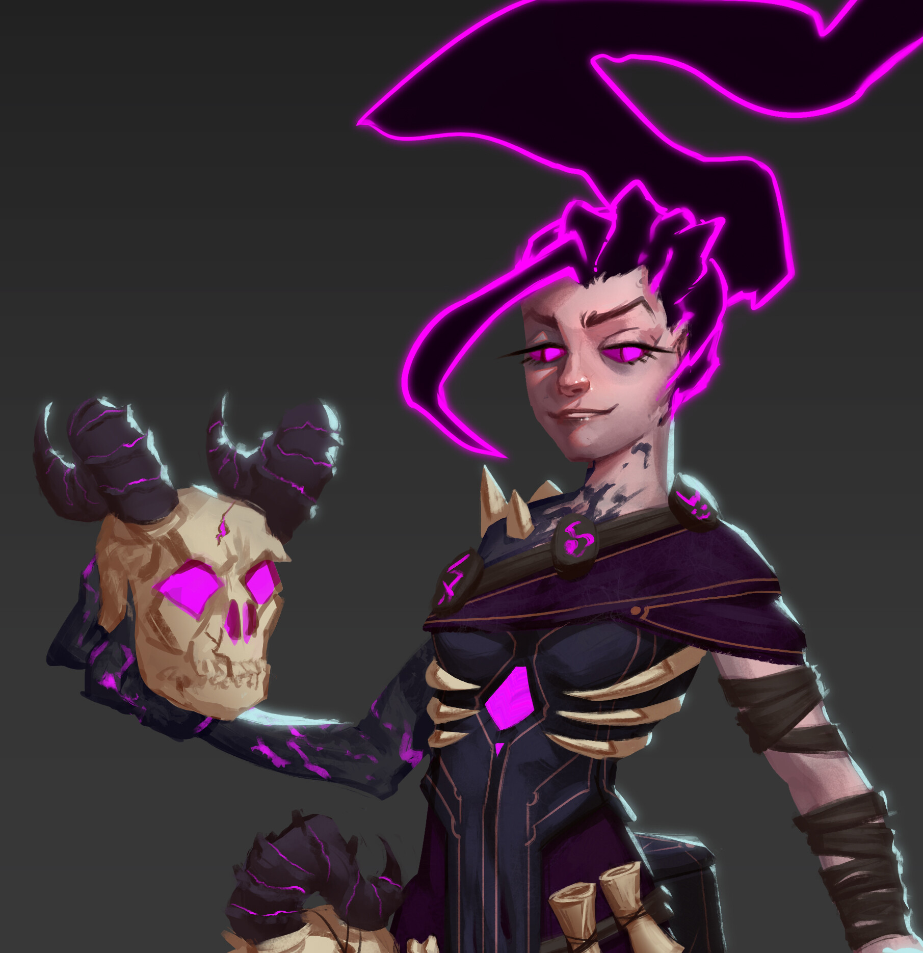 ArtStation - Crypt Fiend Lucie Skin [Battlerite Skin Contest 2019]