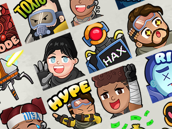 ArtStation - Twitch Emotes: Apex Legends