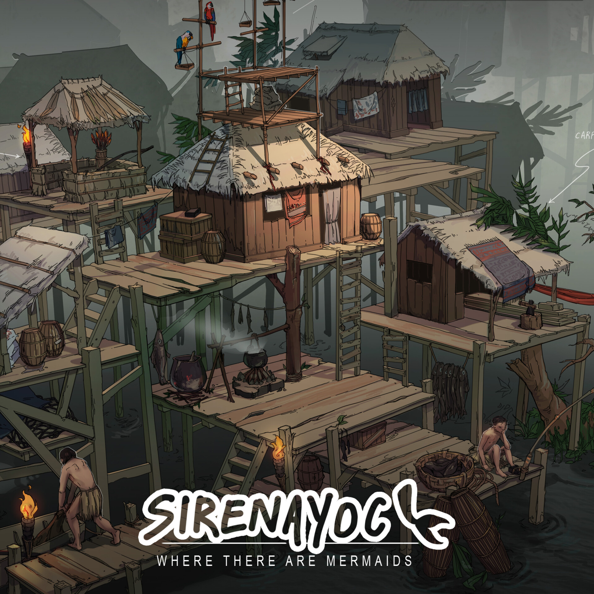 ArtStation - Sirenayoc | Where there are Mermaids
