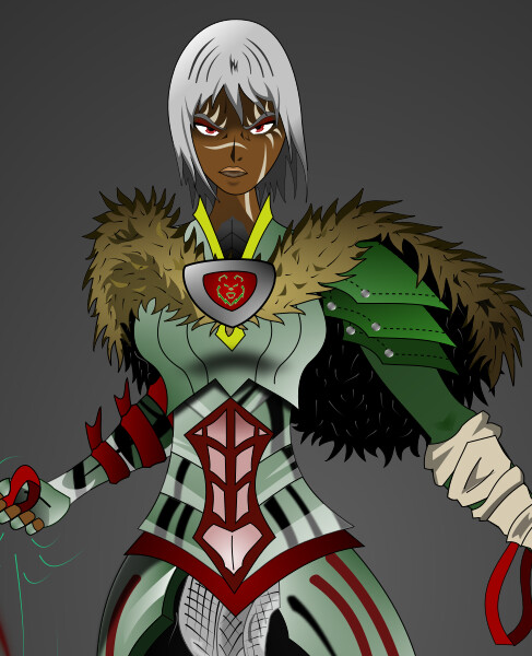 ArtStation - Kinvara, Queen of War