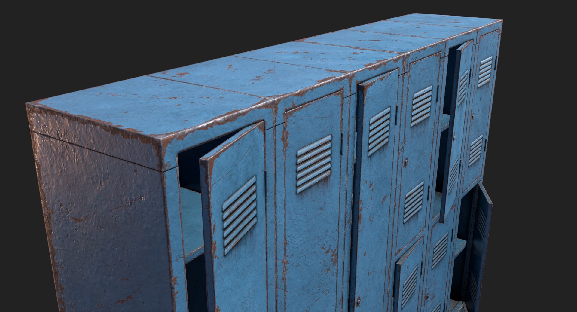 ArtStation - Lockers Low Poly