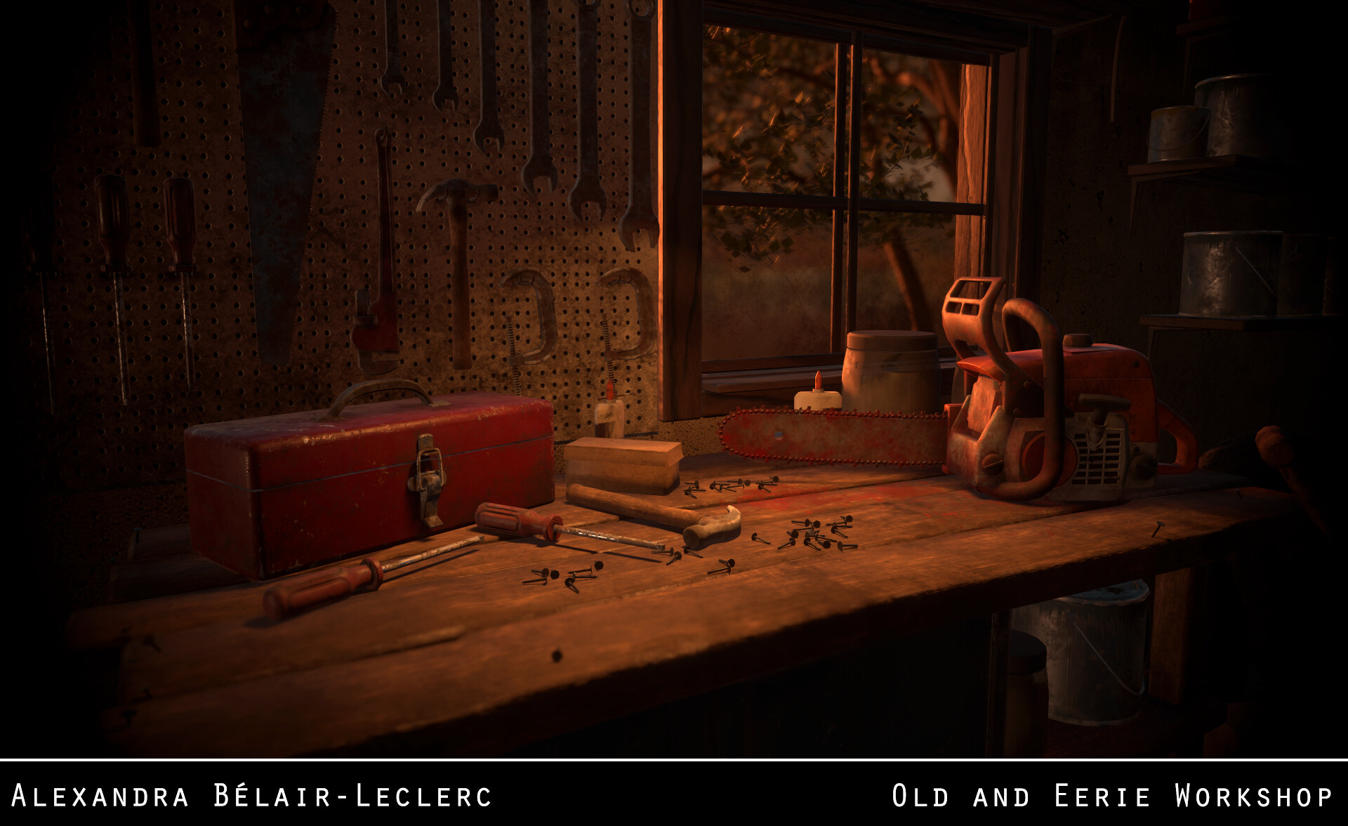 ArtStation - An old workshop...