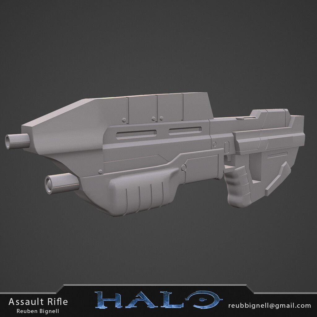 ArtStation - Halo Assault Rifle