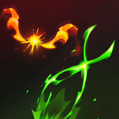 ArtStation - 2d attack fx