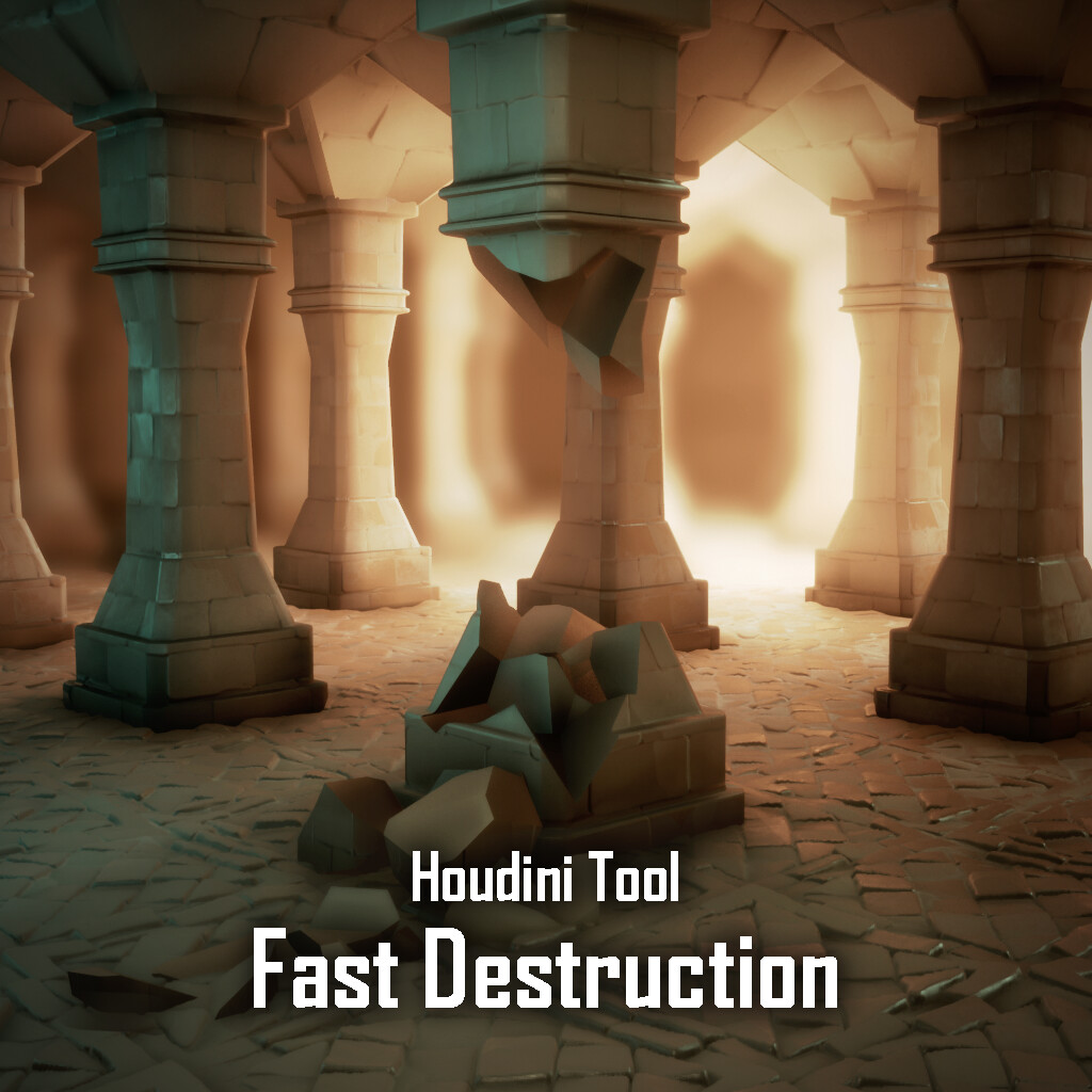 ArtStation - Houdini Tool: Fast Destruction