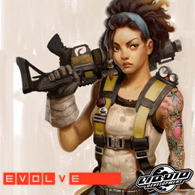 ArtStation - Evolve - 2D Character