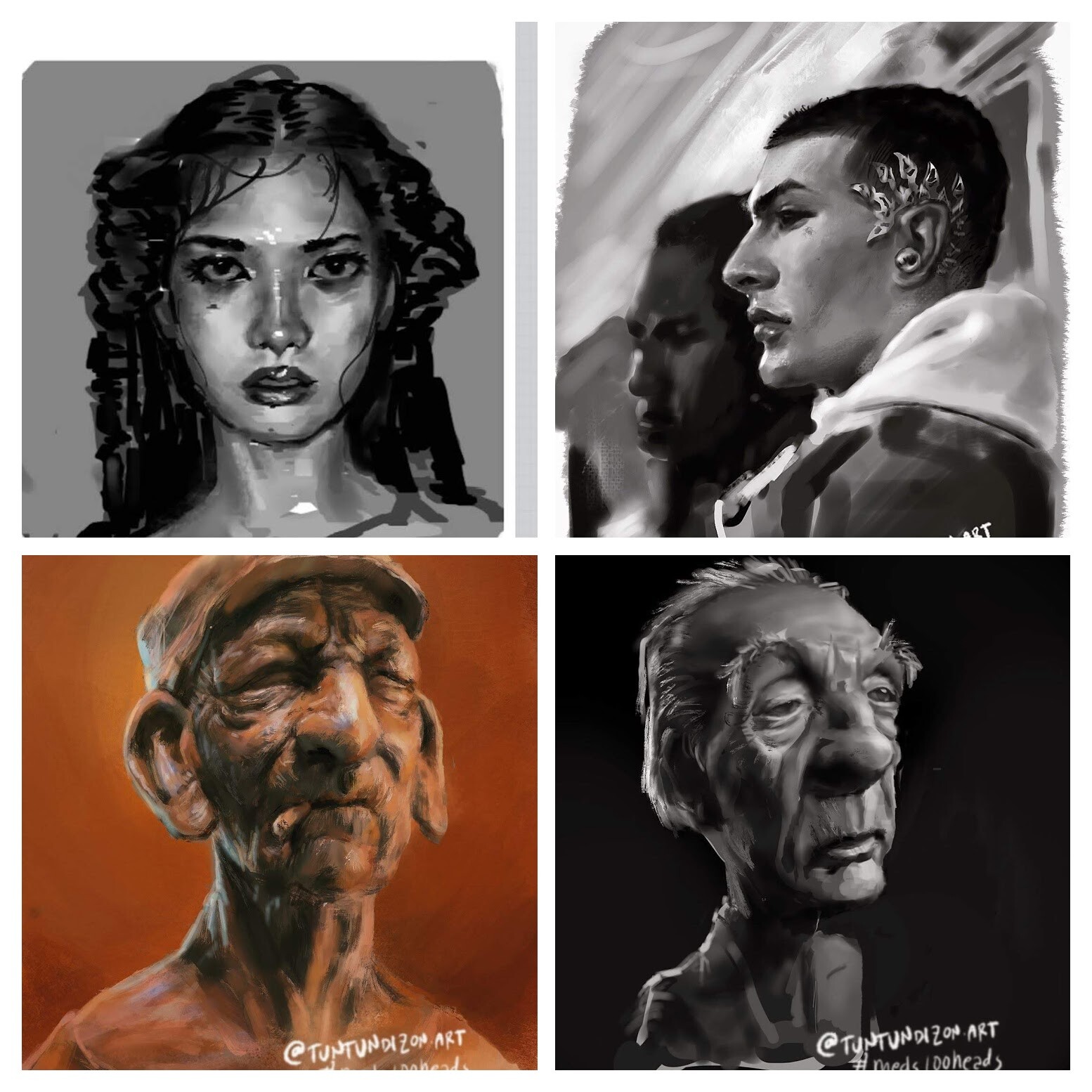 ArtStation - 100 Heads Challenge (set 1)