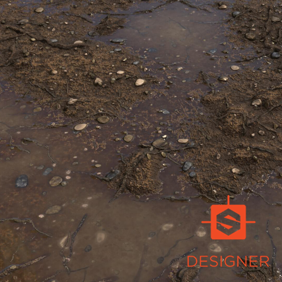 ArtStation - Muddy Ground - Substance Designer