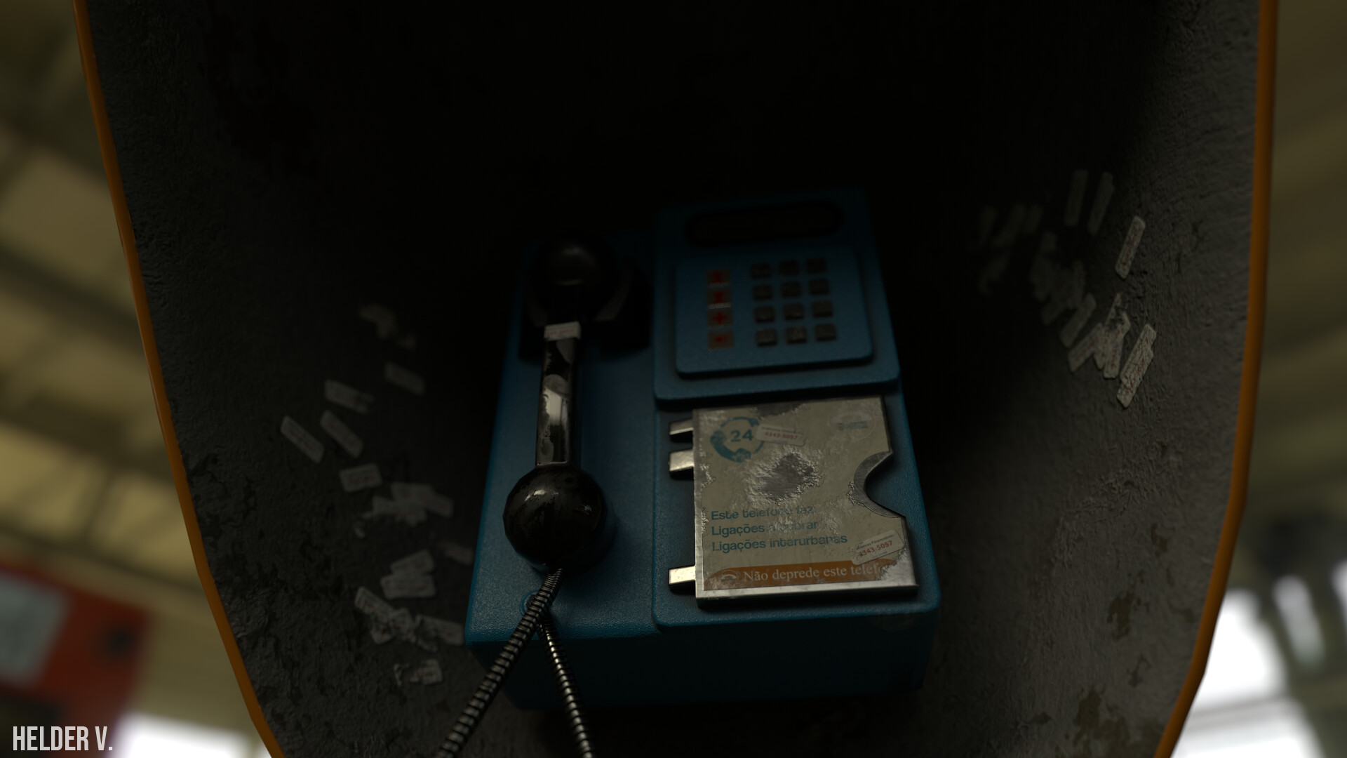 ArtStation - Brazilian phone booth