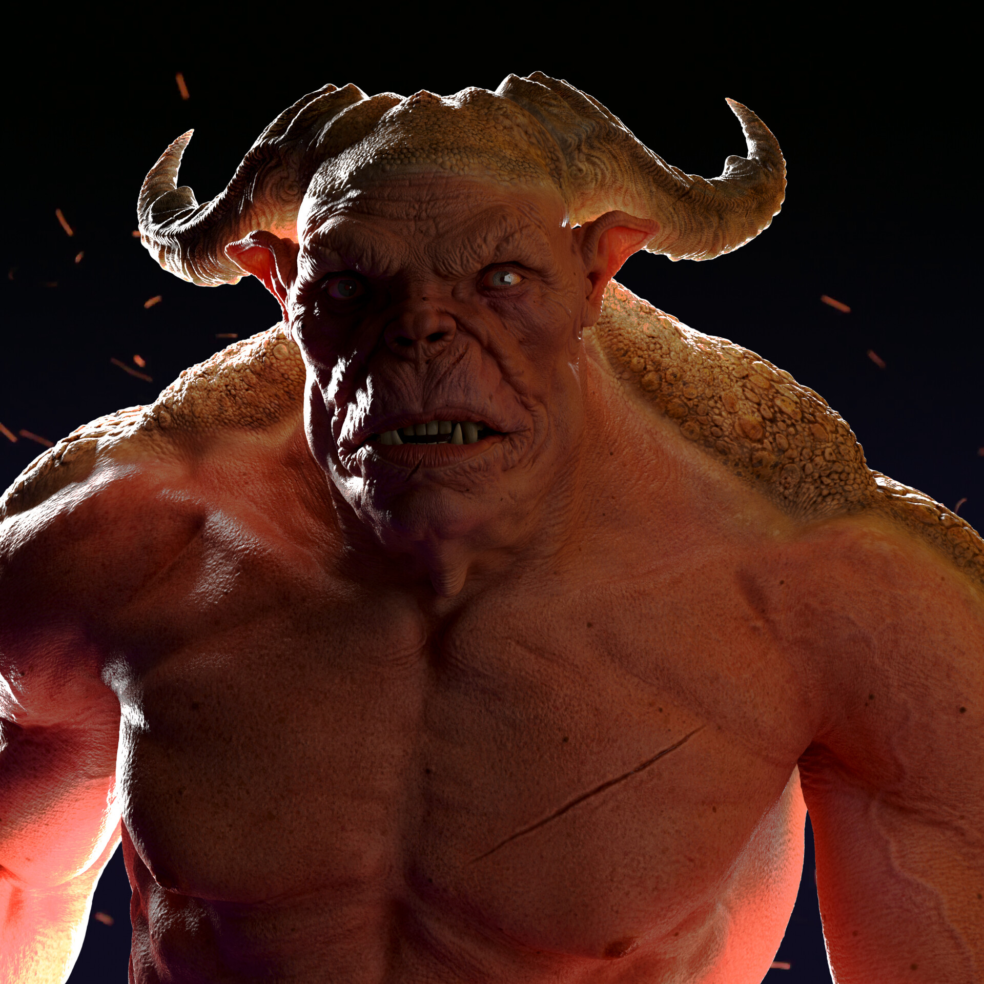 ArtStation - Ogre Character. Look Dev Renders