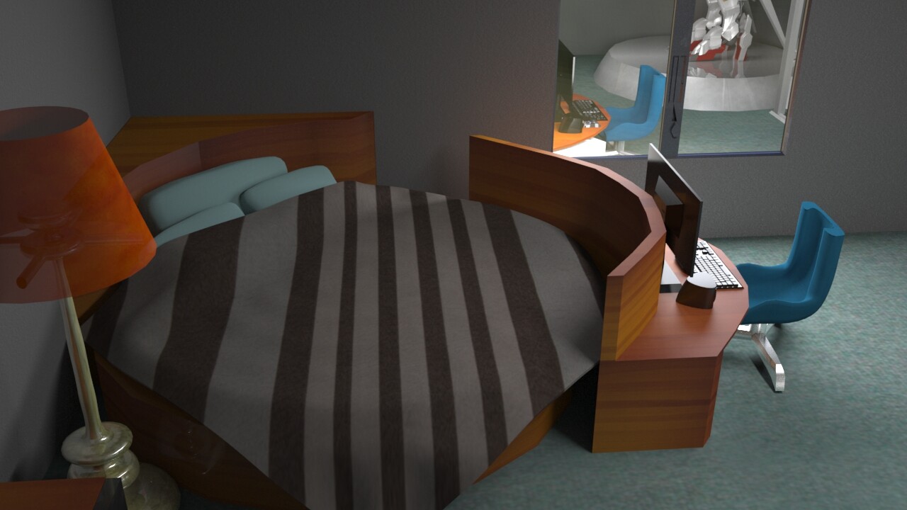 ArtStation - 3D Room Modelling Project