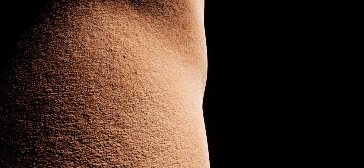 ArtStation - 3D visualization of the Human skin by real time simulation ...