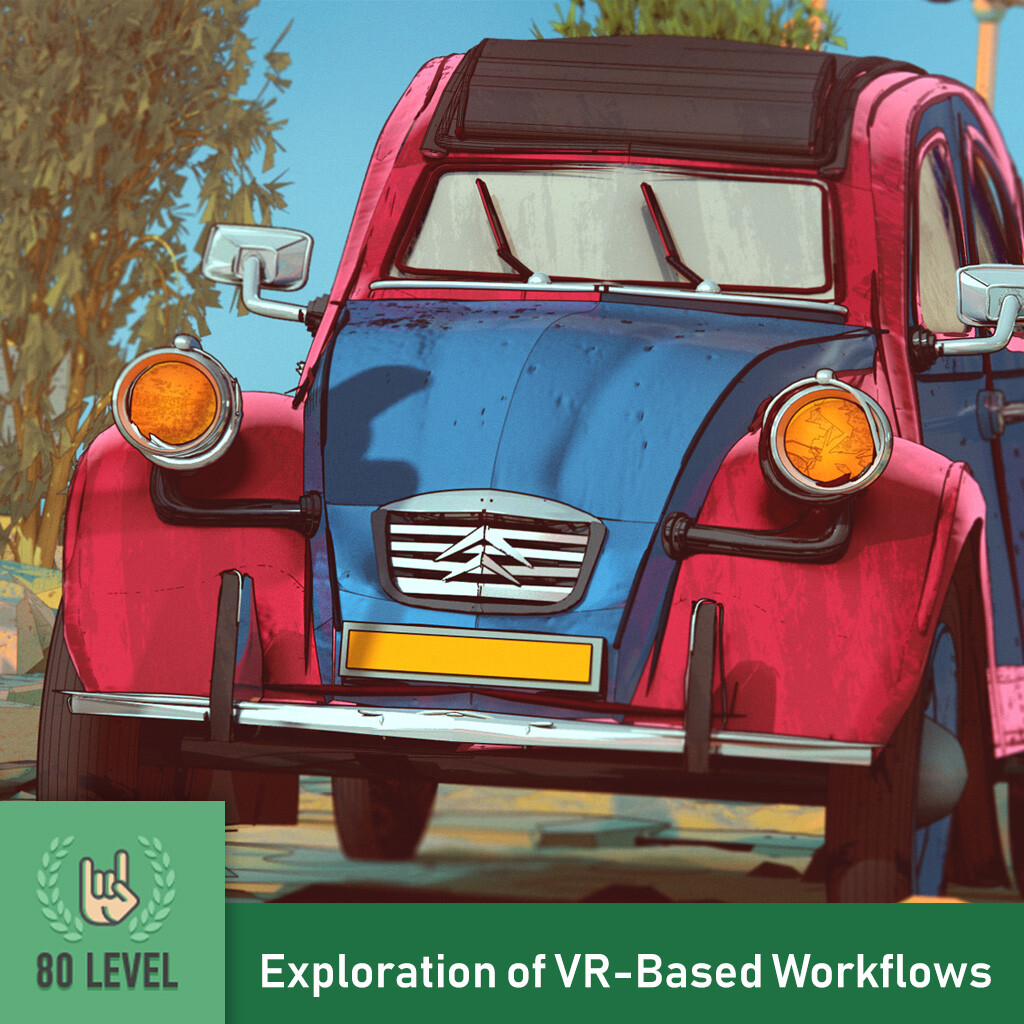 ArtStation - Citroen 2CV / 80.lv - Exploration of VR-Based Workflows